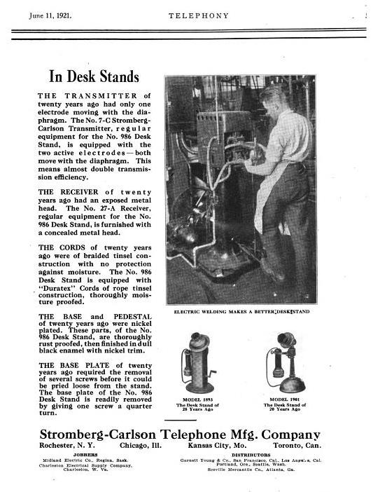 Stromberg Carlson 1894 Coffee Grinder - Telephonearchive.com